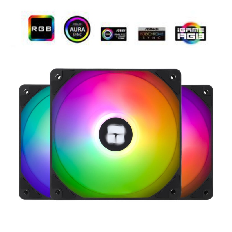 Ventiladores Thermalright TL-C12C-S X3 Negros (Pack 3) - RS Tech