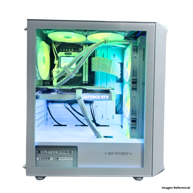 PC GAMER Blanco RTX 4060 TI EX White, AMD Ryzen 5 5500, 16GB RAM, 1TB M ...